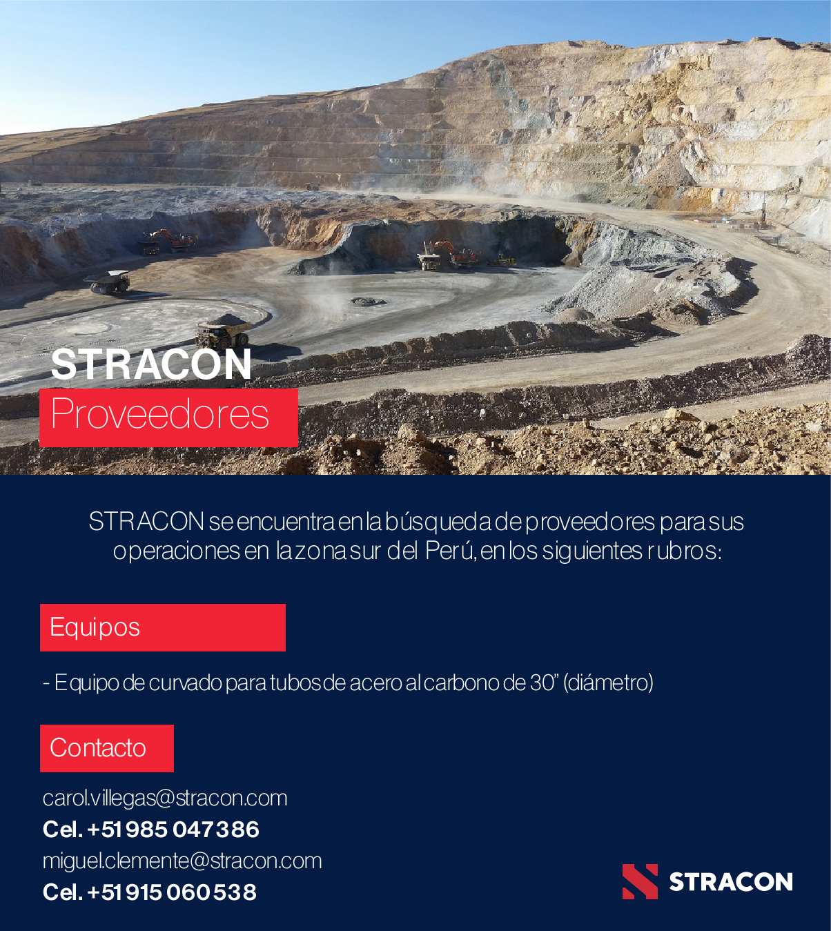 Proveedores | STRACON